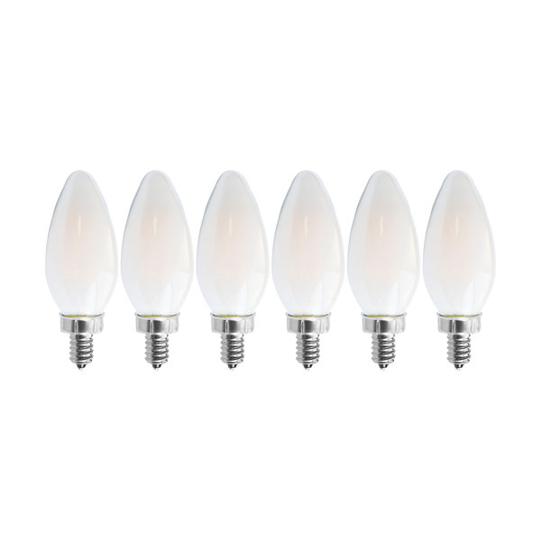 Satco 75 Watt Equivalent C11 E12/Candelabra Dimmable 2700K LED Bulb & Reviews | Wayfair